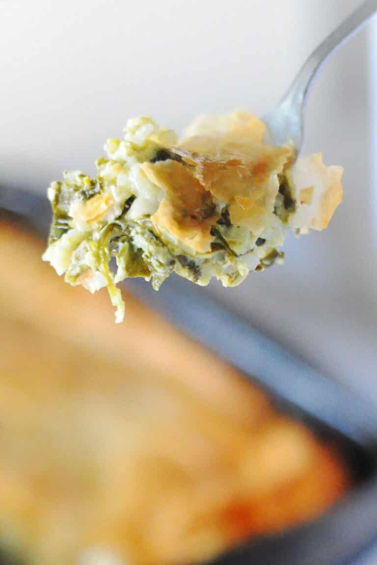 Authentic Greek Spinach Pie called Spanakopita | Lizzy Loves Food